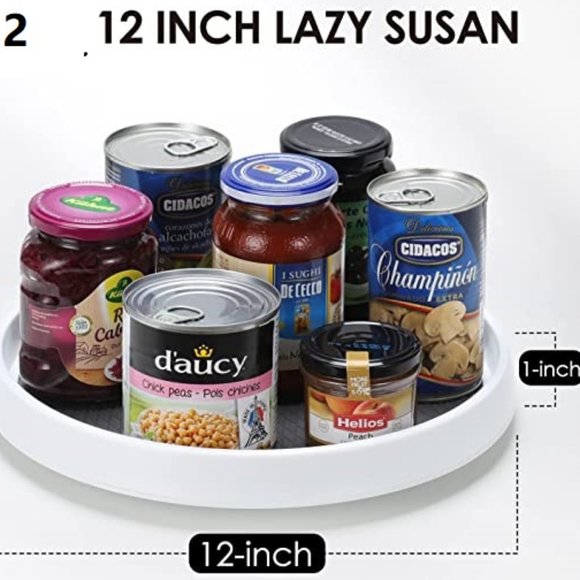 Landneoo | Storage & Organization | 2 Pack 2 Inch Nonskid Turntable ...